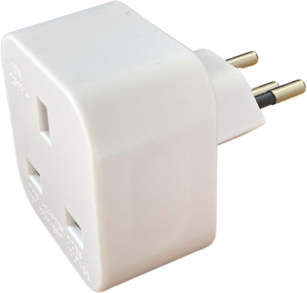ShaniTech Adaptor Earthed UK to Swiss Switzerland Rwanda Liechtenstein ...