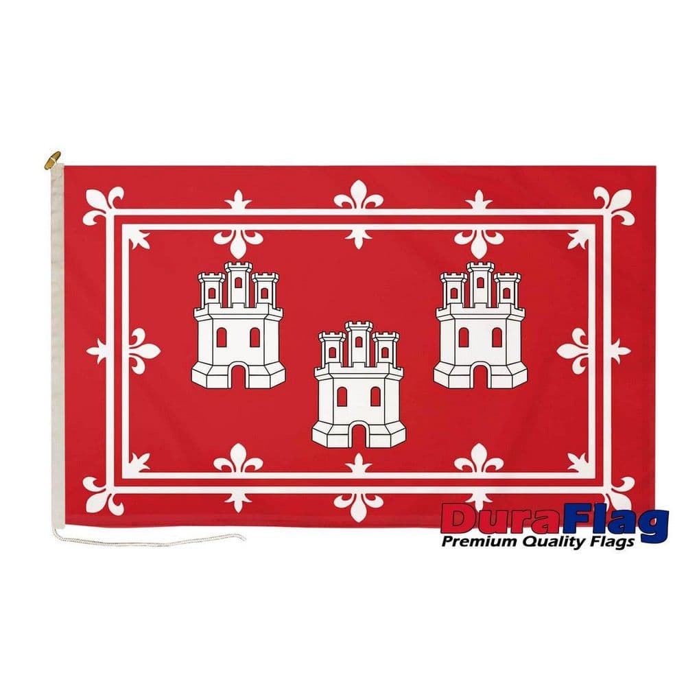 Aberdeen Premium Quality DuraFlag Rope & Toggle - 5ft x 3ft