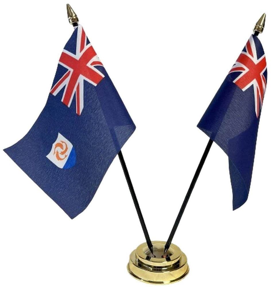 Anguilla Double Table Flag | Buy Anguilla Double Table Flag | NWFlags
