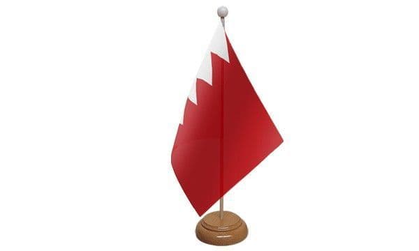 Bahrain Wooden Table Flag | Buy Bahrain Wooden Table Flag | NWFlags