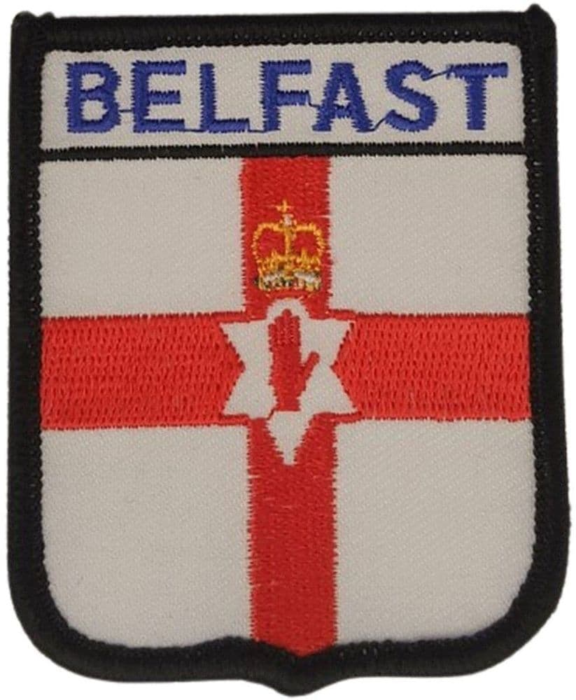 Buy Belfast on Northern Ireland Shield patch | NWFlags