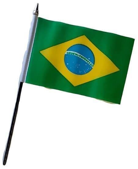 Brazil Table Flag - NO BASE