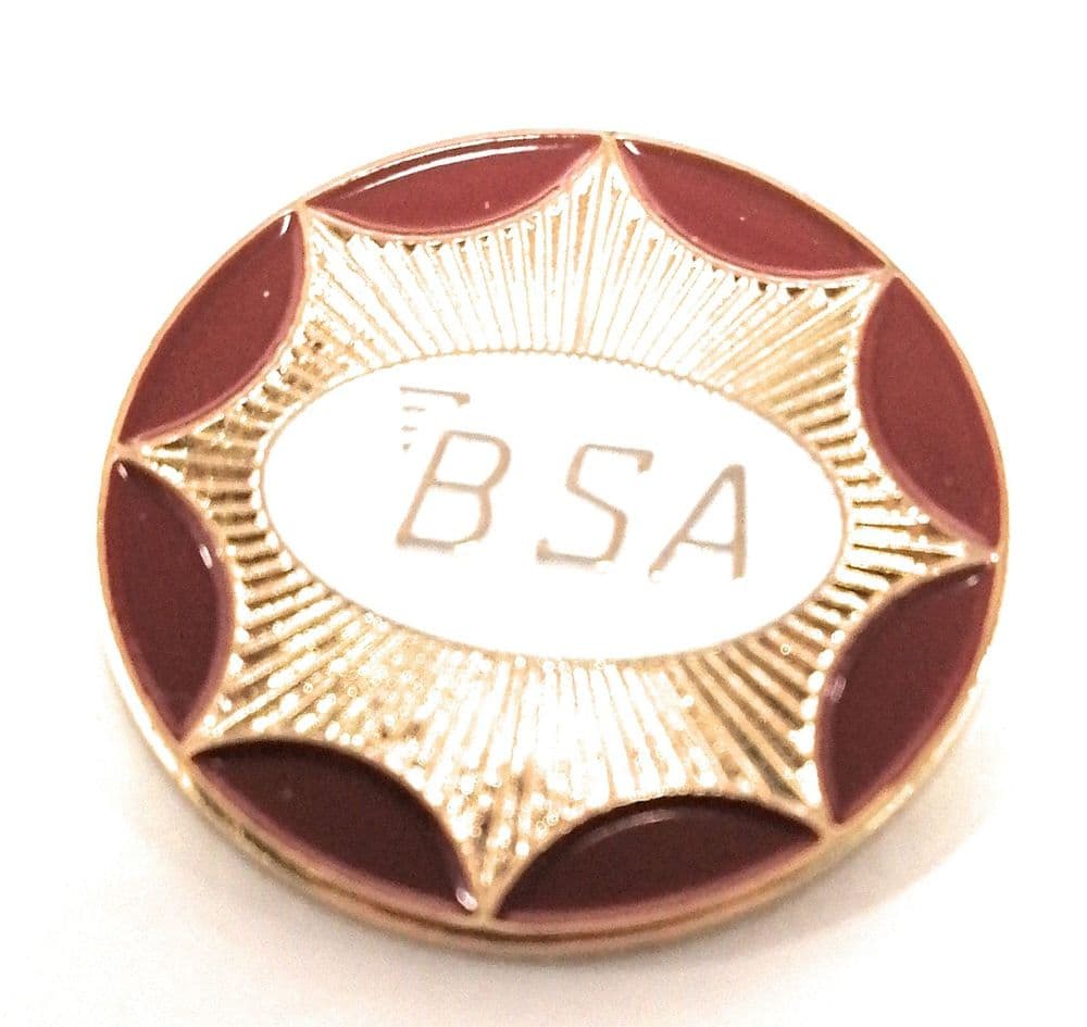 BSA Circle Gold Badge | Buy BSA Circule Gold Pin Badge | NWFlags
