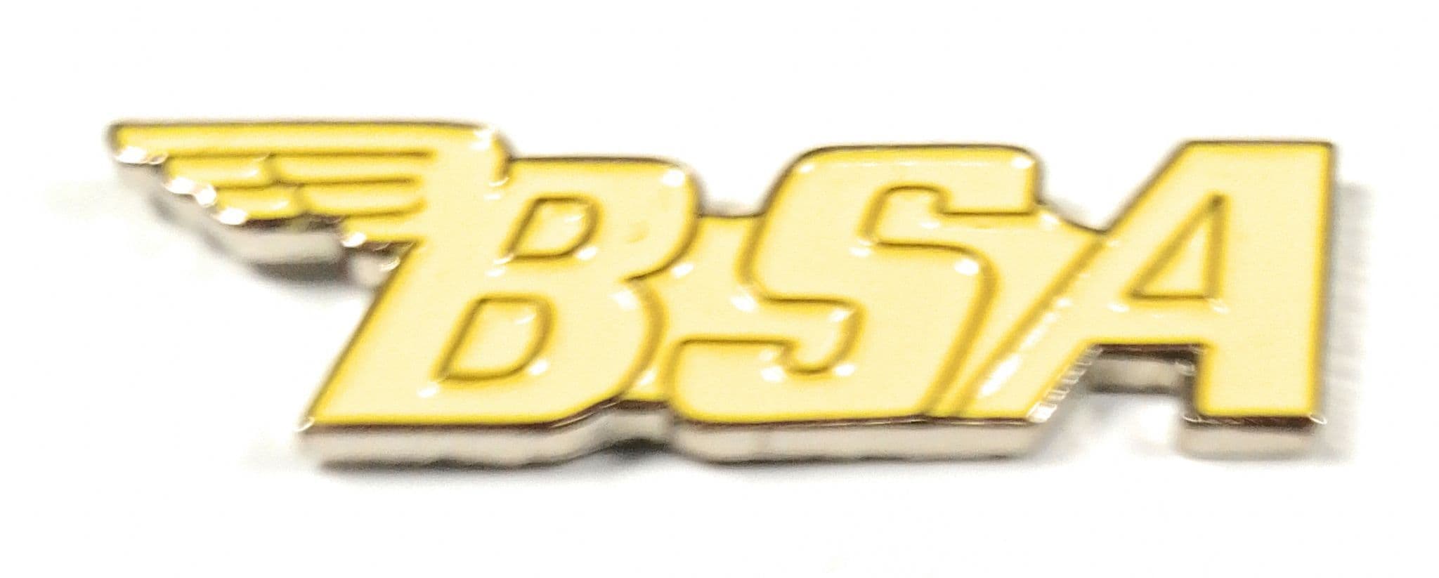 BSA Yellow Pin Badge | Buy BSA Yellow Pin Badge | NWFlags