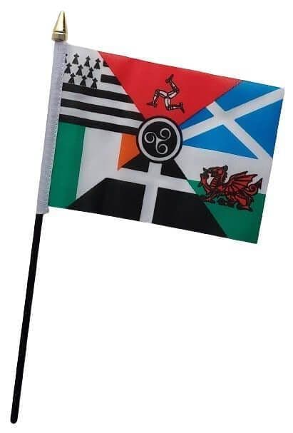 Celtic Nations Table Flag - NO BASE | Buy Celtic Nations Table Flag ...