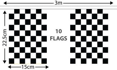 Buy Checkered Flag & Bunting | NWFlags | Free UK Delivery