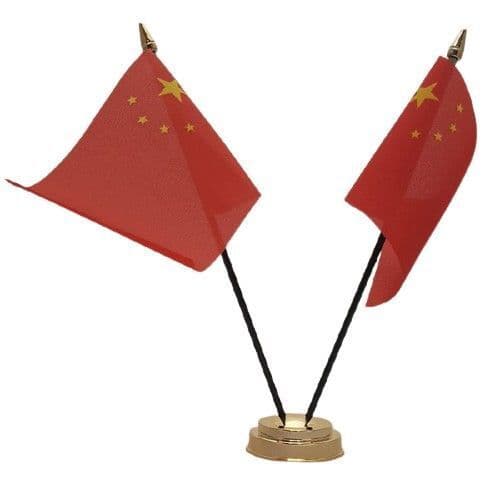 China Double Table Flag | Buy China Double Table Flag | NWFlags