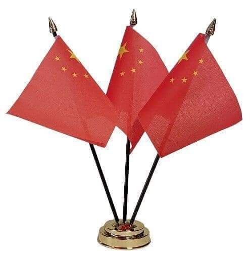 China Triple Table Flag | Buy China Triple Table Flag | North West Flags