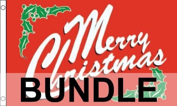 Buy Christmas Flag & Bunting Bundle 5 Items | NWFlags