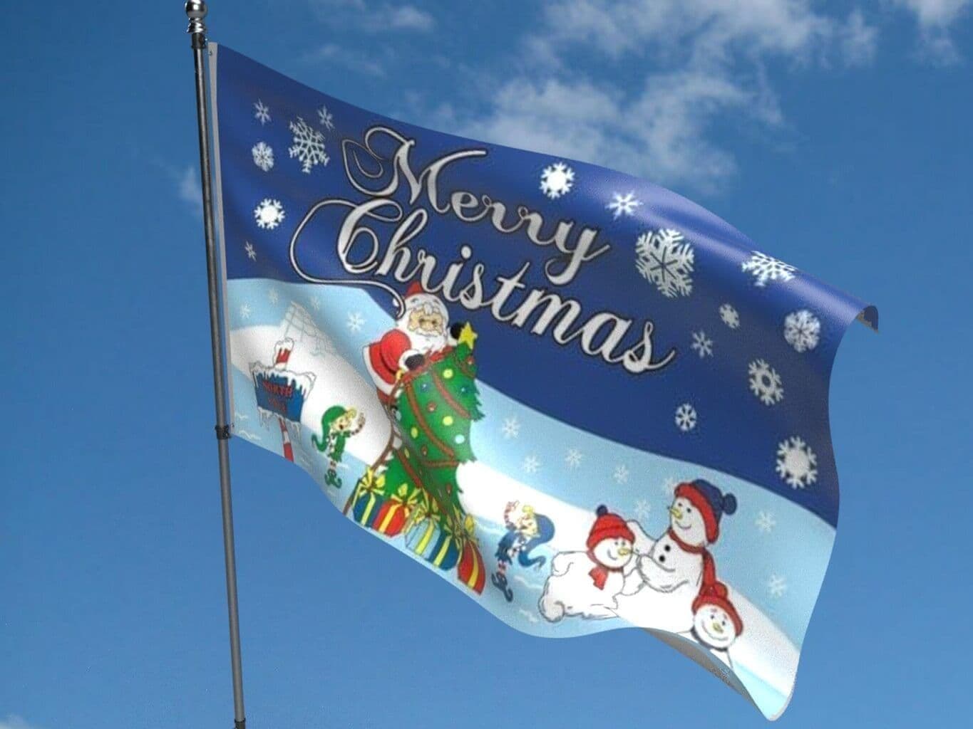 Christmas North Pole Flag | Buy Christmas North Pole Flag | NWFlags