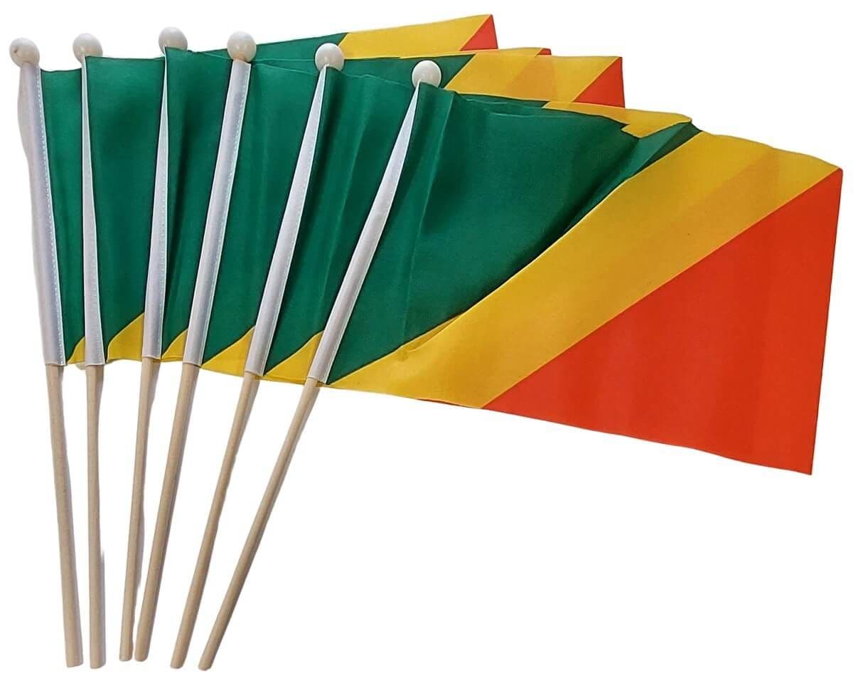 Congo Pack of Hand Flags | Buy Benin Pack of Hand Flags | NWFlags