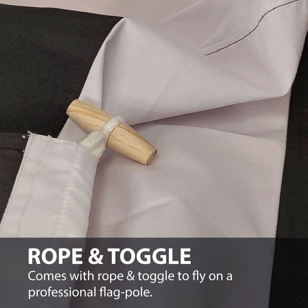 Cornwall Sewn Flag with Rope & Toggle - 5ft x 3ft | NWFlags