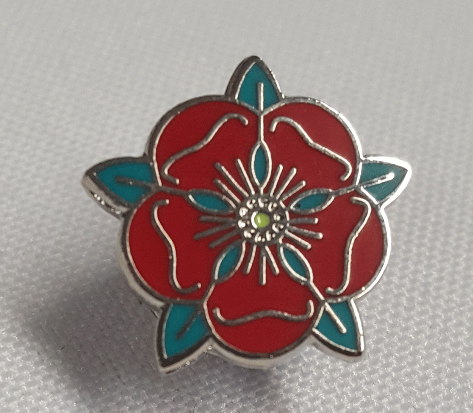 Crest Red Rose Small Pin Badge | Buy Crest Red Rose Small Pin Badge