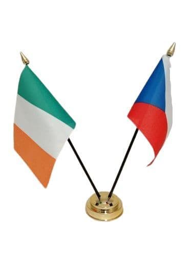 Czech Republic Table Flag | Buy Czech Republic & Ireland Table Flag