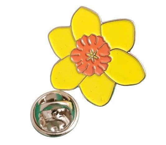 Daffodil Yellow Pin Badge | Buy Daffodil Yellow Pin Badge | NWFlags