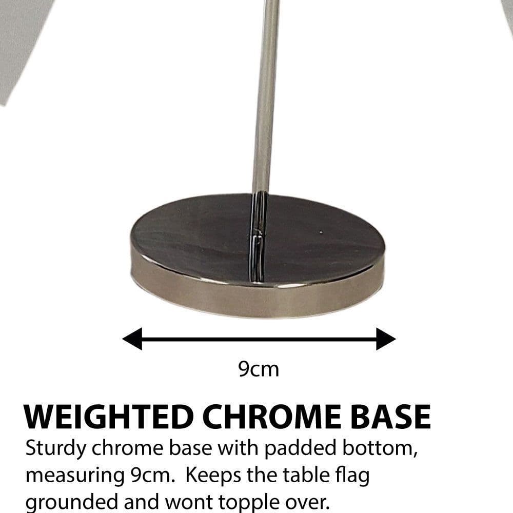 Thailand Double Chrome Table Flag | Free UK Delivery | NWFlags