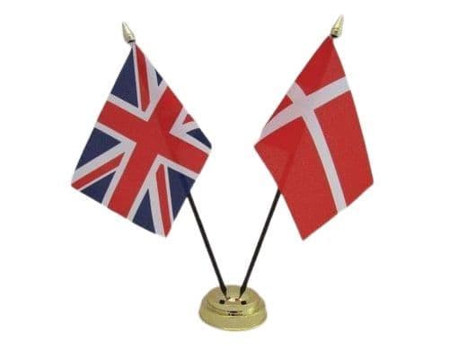 Denmark & UK Table Flag | Buy Denmark & UK Table Flag | NWFlags