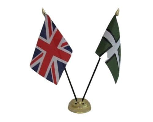 Devon & UK Table Flag | Buy Devon & UK Table Flag | NWFlags