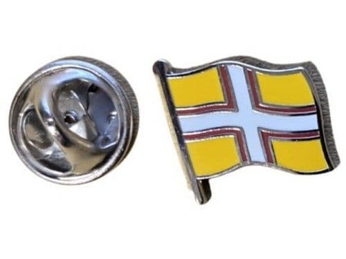 Dorset small waving Flag Pin Badge | Buy Dorset Flag Pin Badge | NWFlags
