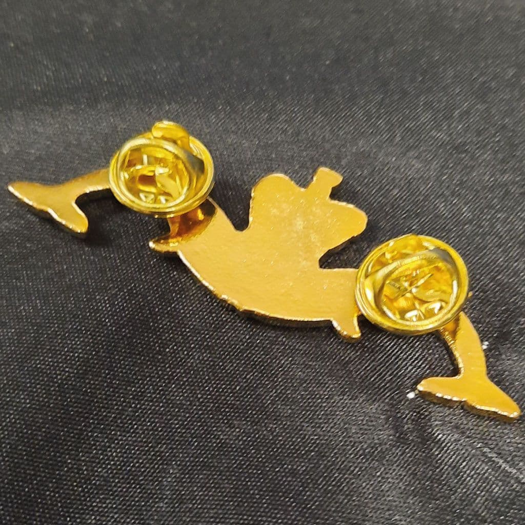 Double Dolphin Military Large Pin Badge | North West Flags