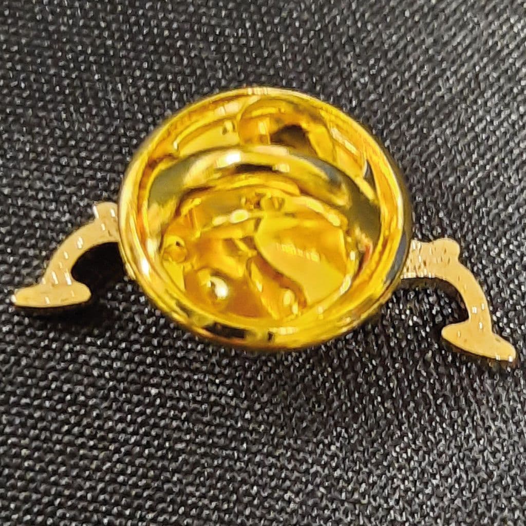 Double Dolphin Small Pin Badge | Buy Double Dolphin Small Pin Badge