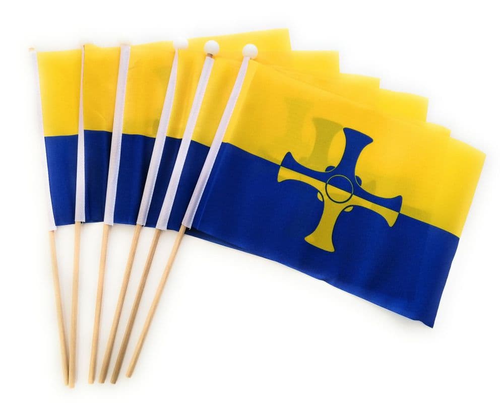 Durham New Pack of Hand Flags | Buy Durham New Pack of Hand Flags