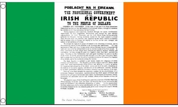 Easter Rising Proclamation Flag | Buy Easter Rising Proclamation Flag