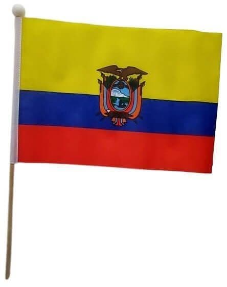 Ecuador Hand Flag | Buy Ecuador Hand Flag | NWFlags