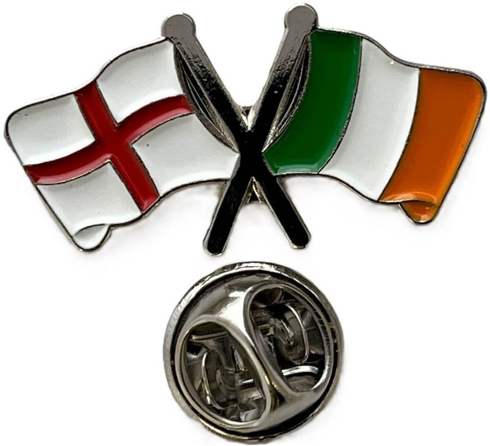 England & Ireland Pin Badge | Buy England & Ireland Pin Badge | North ...