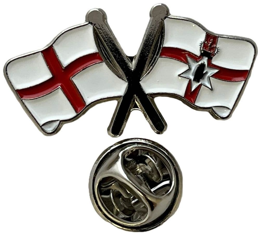 England & Northern Ireland Pin Badge | Buy England & Northern Ireland ...