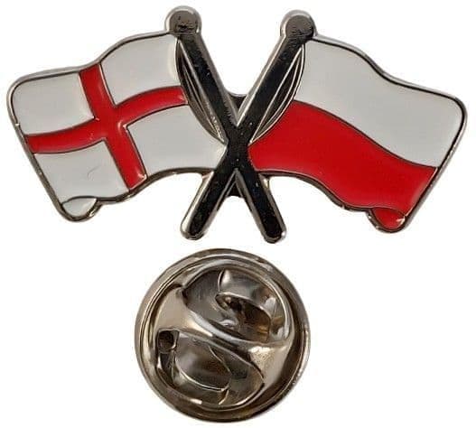 England & Poland Pin Badge | Buy England & Poland Pin Badge | NWFlags