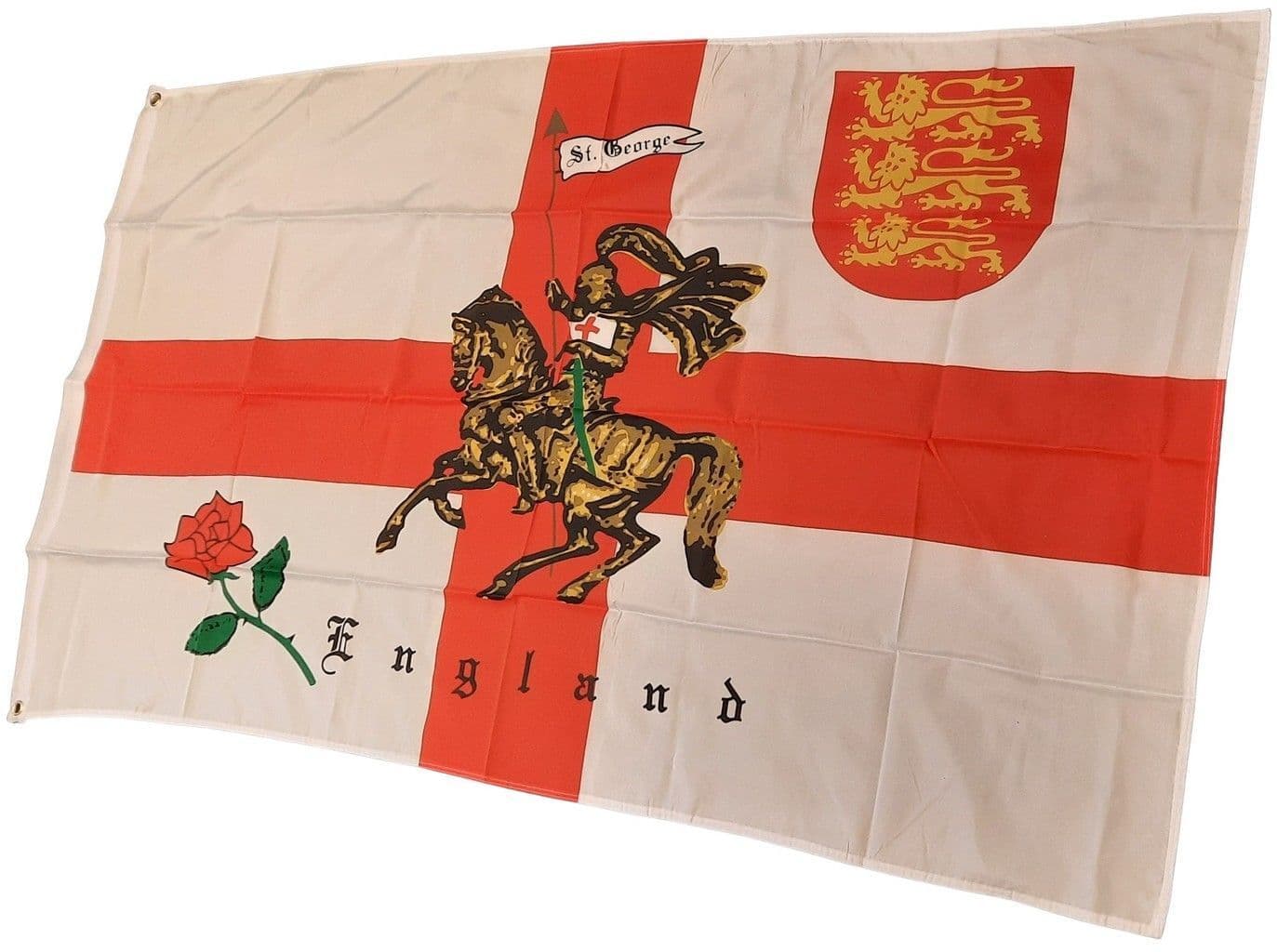 English Rose and Lion Flag | Buy English Rose and Lion Flag | NWFlags