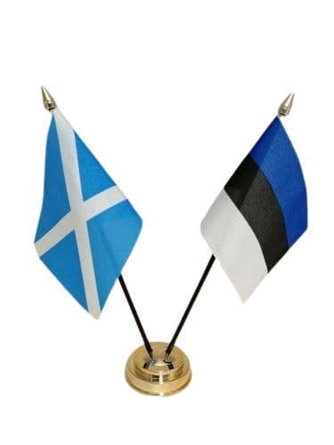 Estonia & Scotland Table Flag | Buy Estonia & Scotland Table Flag