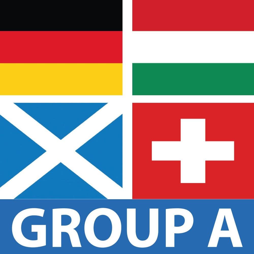Euro 2024 - Group A Teams | Free UK Delivery | NWFlags