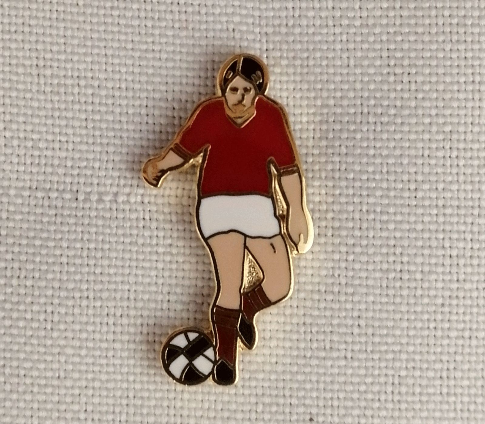 Footballer Red Pin Badge | Buy Footballer Red Pin Badge | NWFlags