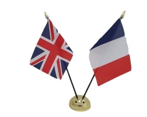 France & UK Table Flag | Buy France & UK Table Flag | NWFlags