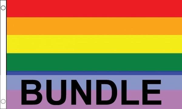 Gay Pride Flag Bundle 5 Flags | Buy Gay Pride Flag Bundle 5 Flags