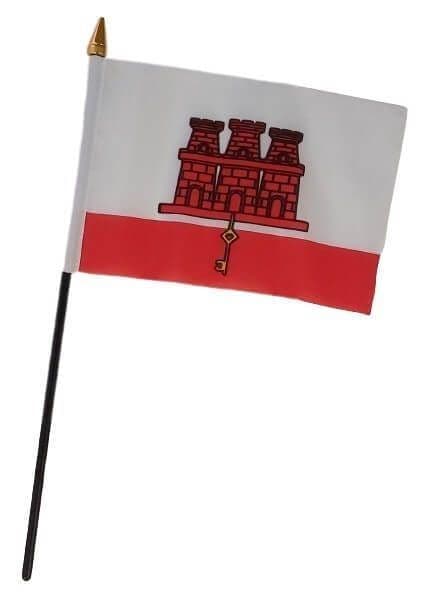 Gibraltar Table Flag - NO BASE | Buy Gibraltar Table Flag - NO BASE ...