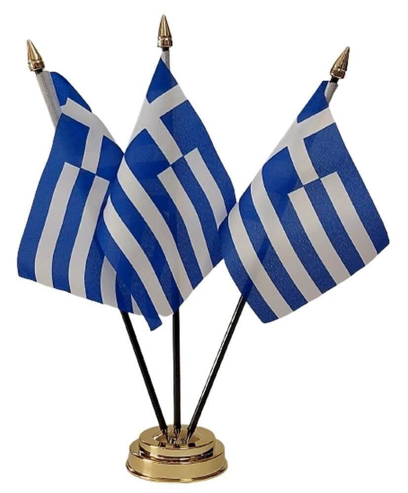 Greece Triple Table Flag | Buy Greece Triple Table Flag | North West Flags
