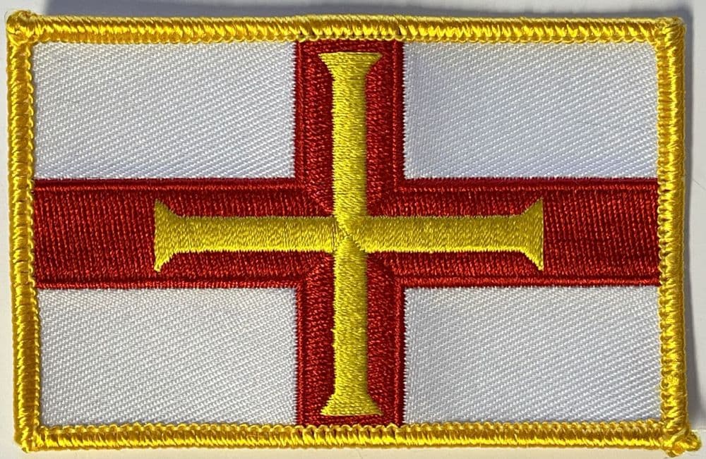 Guernsey Embroidered Sew on patch | Buy Guernsey Embroidered Sew on patch | North West Flags