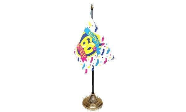 Happy 60th Birthday Table Flag | Buy Happy 60th Birthday Table Flag