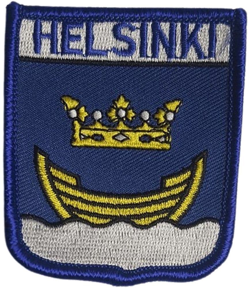 Helsinki Shield patch | Buy Helsinki Shield patch | NWFlags