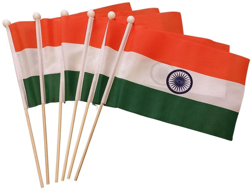 India Pack of Hand Flags | Buy India Pack of Hand Flags | NWFlags