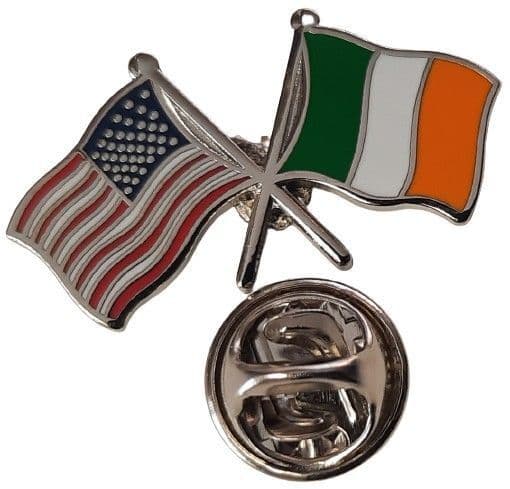 Ireland & USA Pin Badge | Buy Ireland & USA Pin Badge | NWFlags