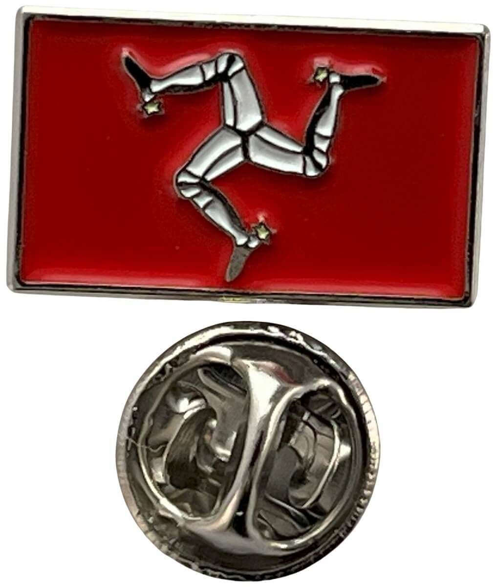 Isle of man Flag Pin Badge | Buy Manx Flag Pin Badge | NWFlags