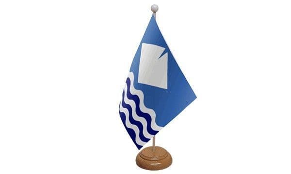 Isle Of White Wooden Table Flag | Buy Isle Of White Wooden Table Flag