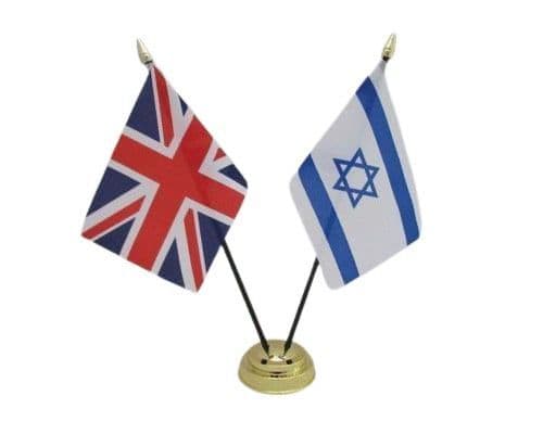 Israel & UK Table Flag | Buy Israel & UK Table Flag | NWFlags