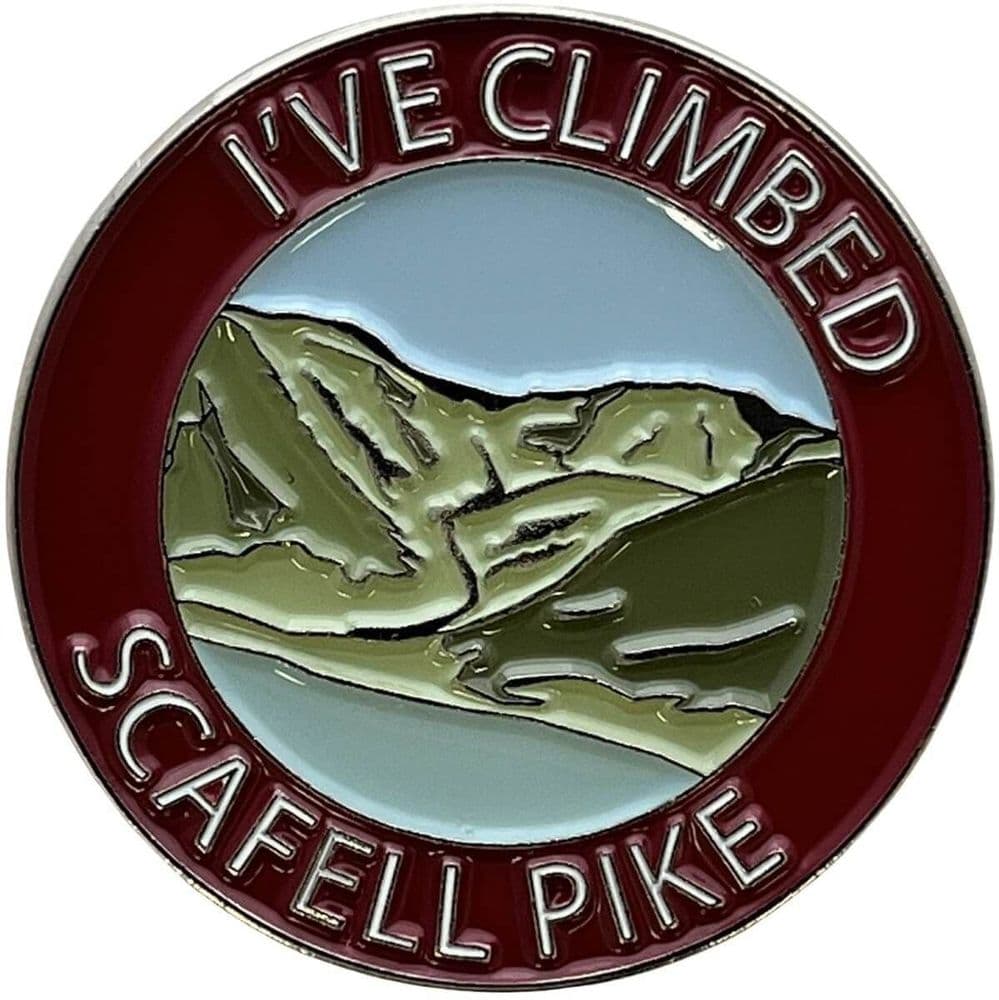 Ive Climbed Scafell Pike Pin Badge | Buy Ive Climbed Scafell Pike Badge ...