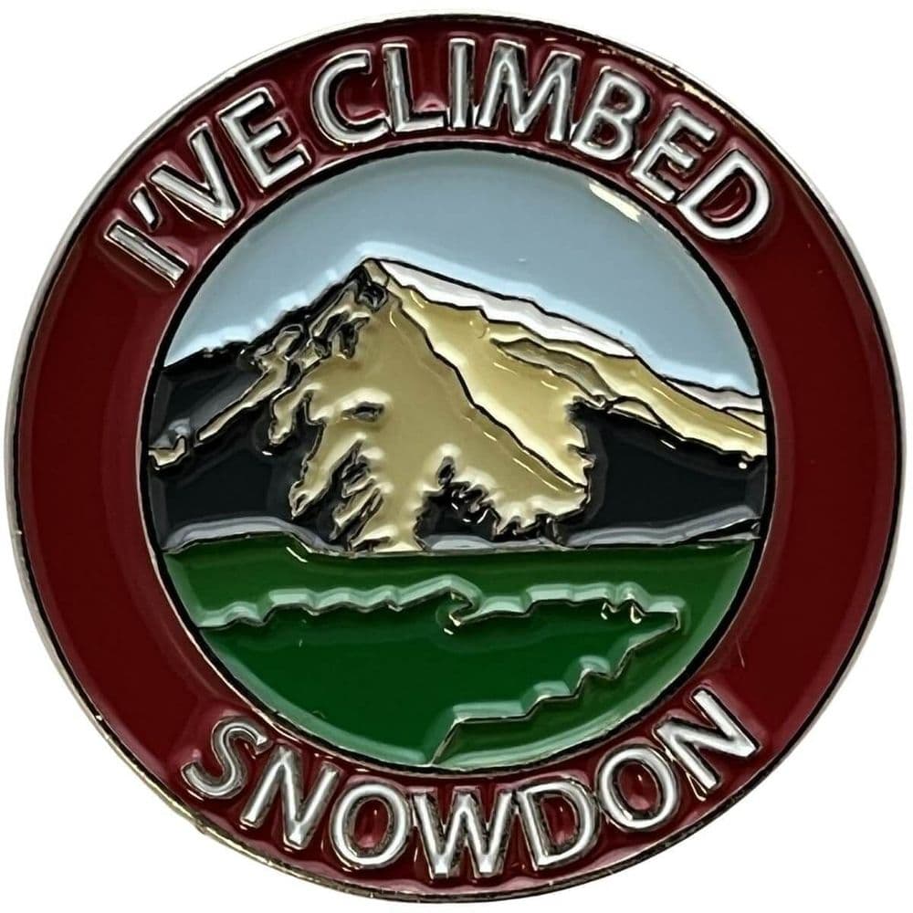 Ive Climbed Snowdon Pin Badge | Buy Ive Climbed Snowdon Badge | NWFlags