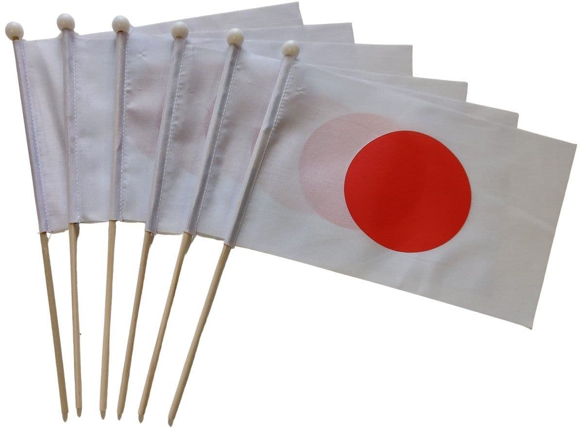 Japan Pack of Hand Flags | Buy Japan Pack of Hand Flags | NWFlags